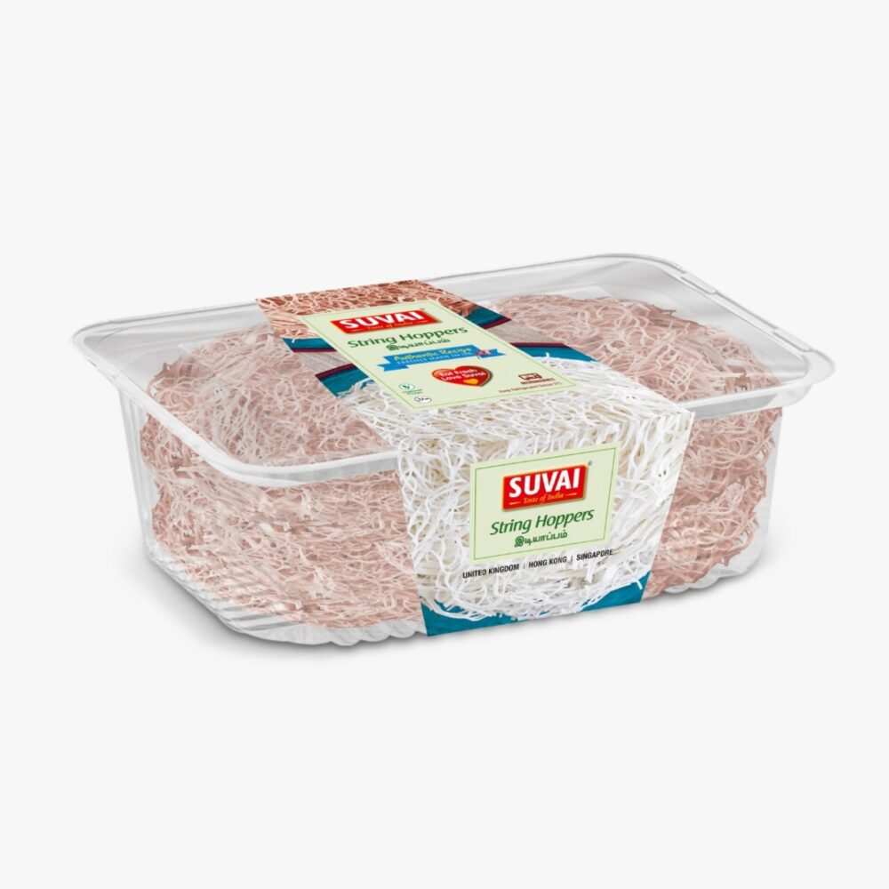 Fresh Red Cooked String Hopper / Idiyappam (20 Pcs) – Suvai Foods UK
