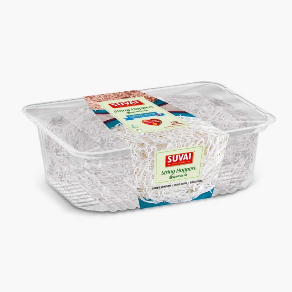 Fresh White Cooked String Hopper / Idiyappam (20 Pcs) – Suvai Foods UK