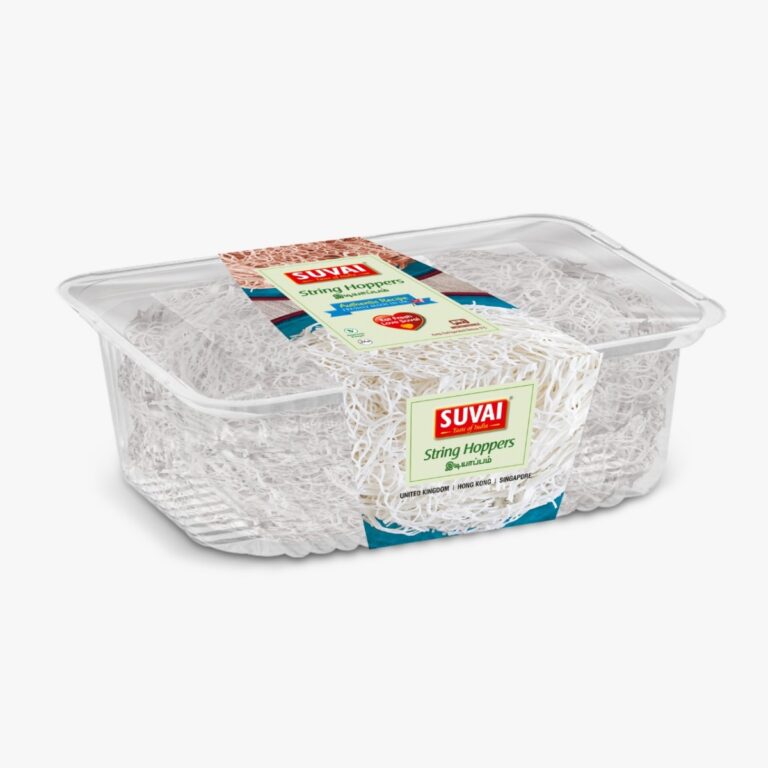 Fresh White Cooked String Hopper / Idiyappam (20 Pcs) – Suvai Foods UK